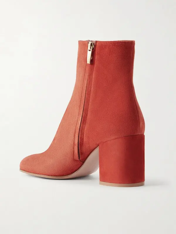 GIANVITO ROSSI Joelle Suede Ankle Boots