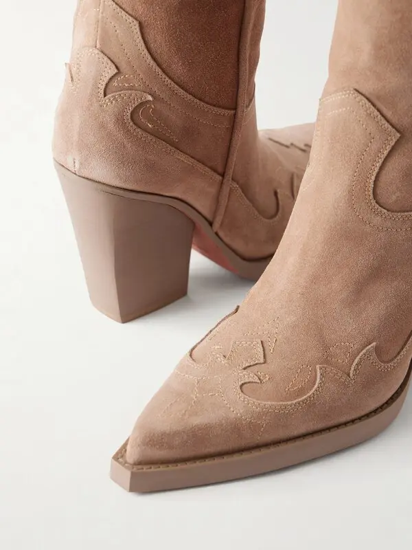 Paris Texas El Dorado Suede Knee-high Boots