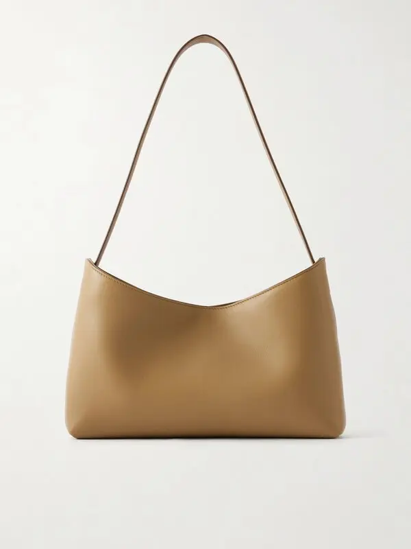 THE ROW Alma Baguette Leather Shoulder Bag