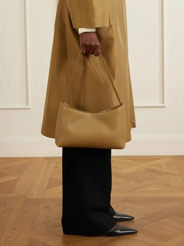 THE ROW Alma Baguette Leather Shoulder Bag