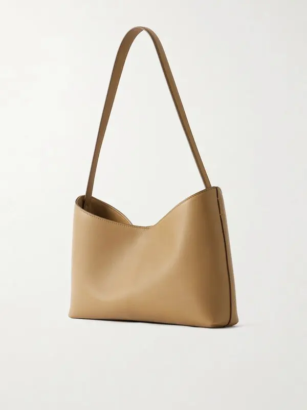 THE ROW Alma Baguette Leather Shoulder Bag