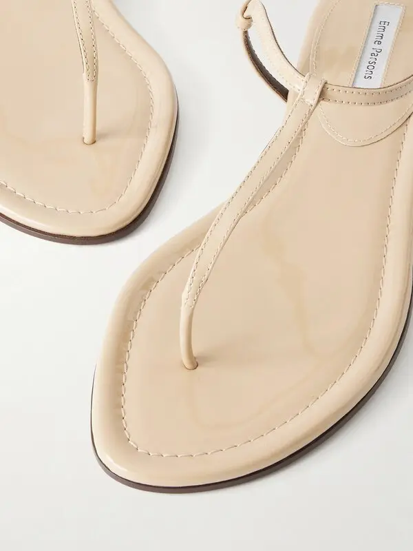 EMME PARSONS Cecilia Patent-leather Sandals