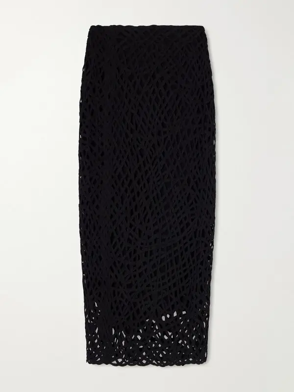DIOTIMA Marseille Crocheted Midi Skirt