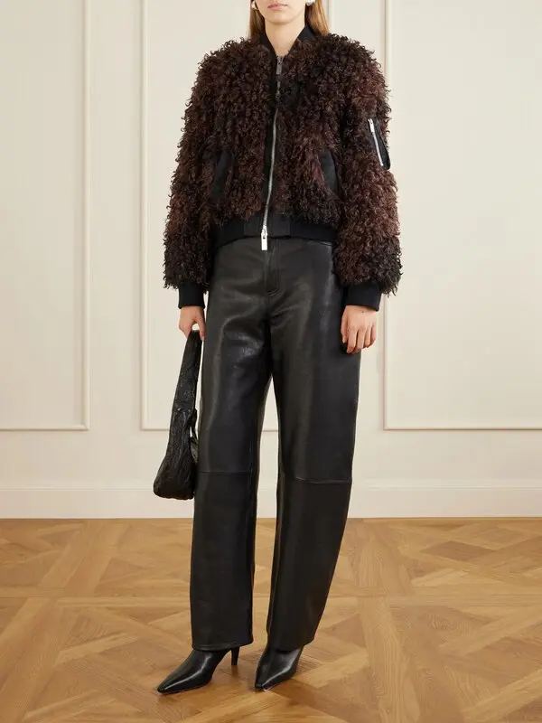 Sacai Plush Bomber Jacket