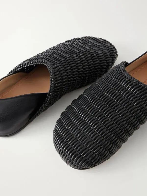 JW Anderson Woven Leather Mules