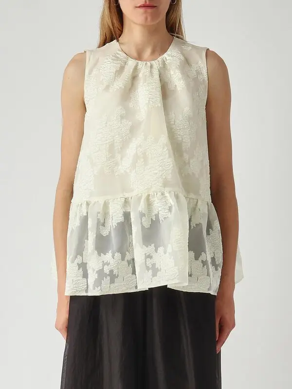 MEIMEIJ Sleeveless Top In Lace