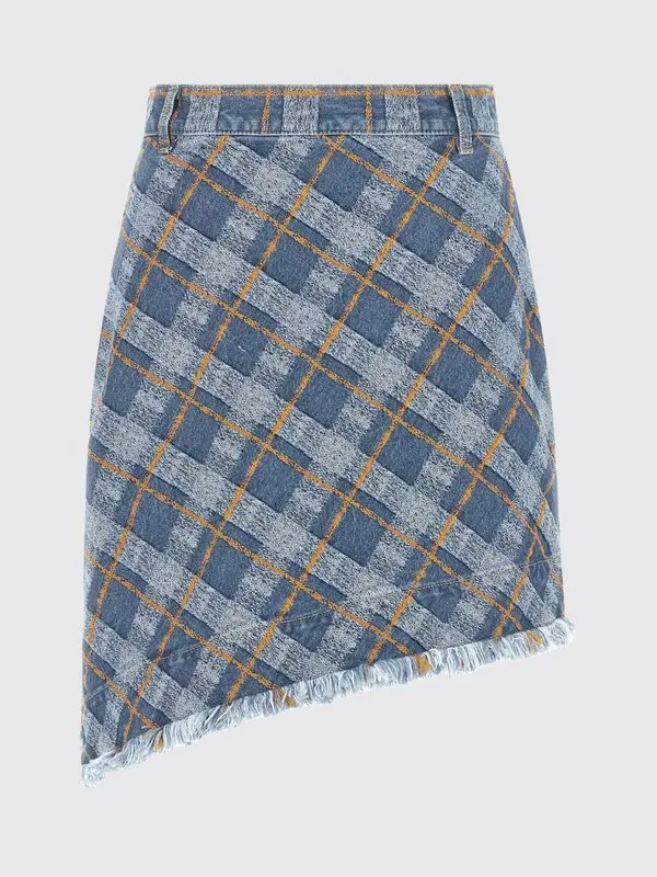 VIVIENNE WESTWOOD Asymmetric Tartan Mini Skirt