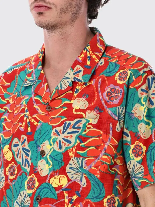 Patagonia Printed Organic Cotton Shirt - Red