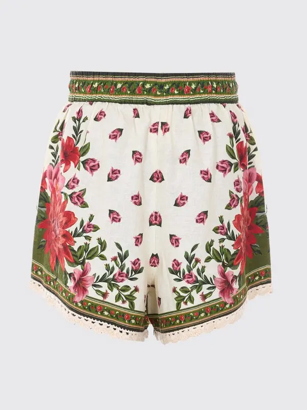 Farm Rio Floral Linen Shorts