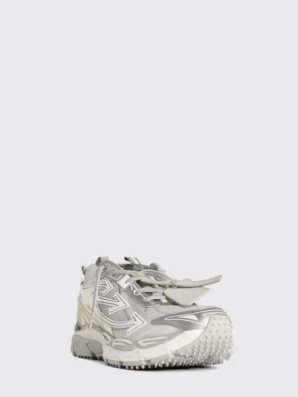 Off-White Be Right Back Leather And Mesh Sneakers