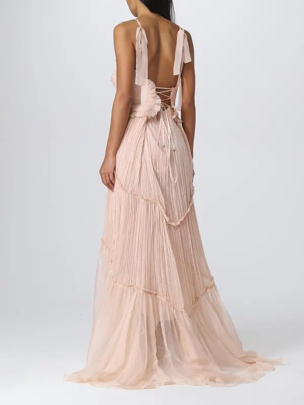 MARIA LUCIA HOHAN Ruched Maxi Dress