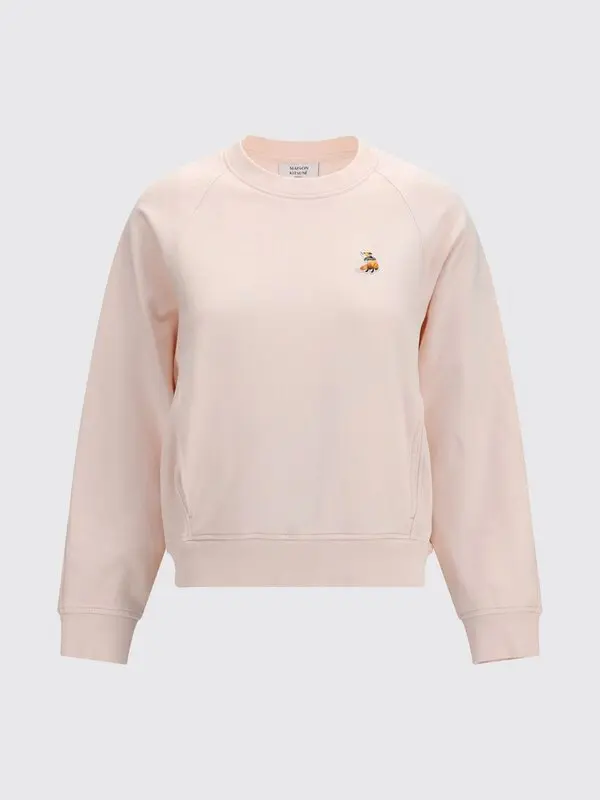 Maison Kitsuné Crewneck Sweatshirt With Embroidered Logo