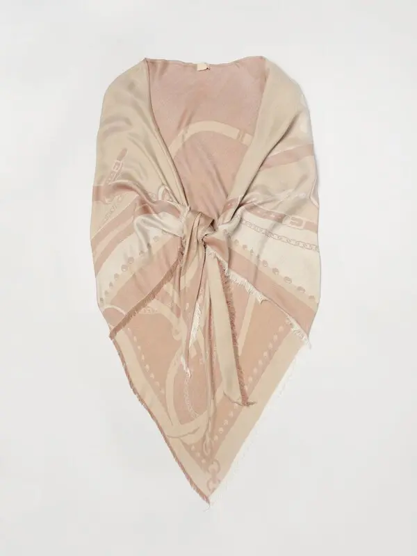 Liu Jo Viscose Foulard With Logo