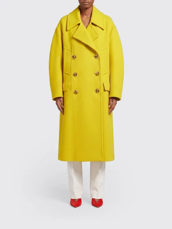 Balenciaga Wool Double Breasted Coat