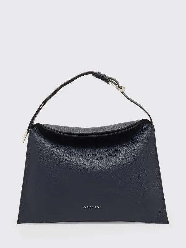 Orciani Hammered Leather Trinity Bag