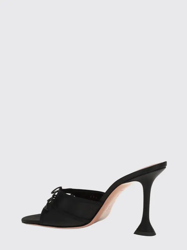 Amina Muaddi Eleonora Silk Satin Mules