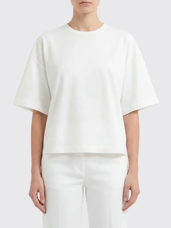 FORTE_FORTE Cotton T-shirts - White