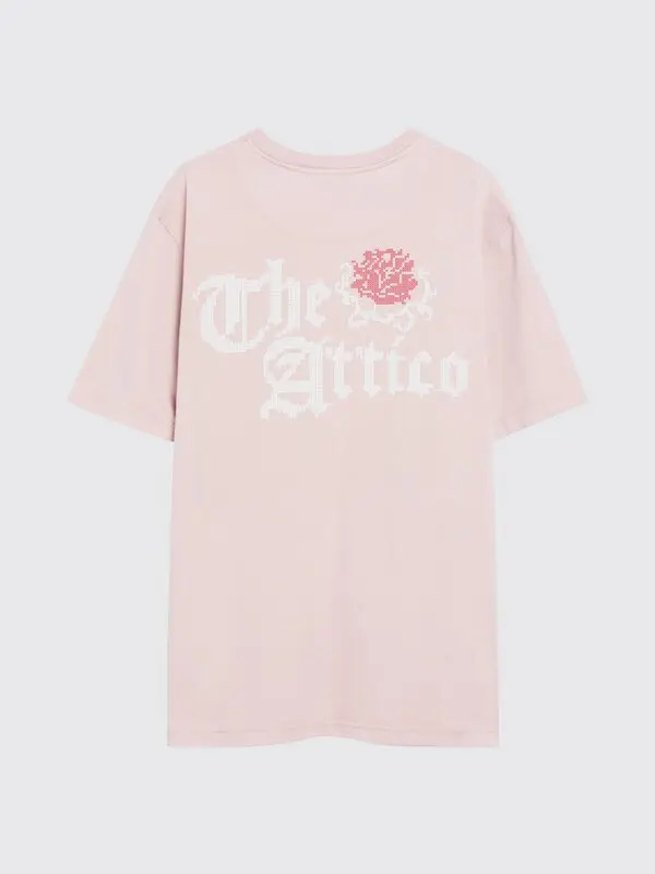 Attico Oversized Cotton T-shirts With Logo