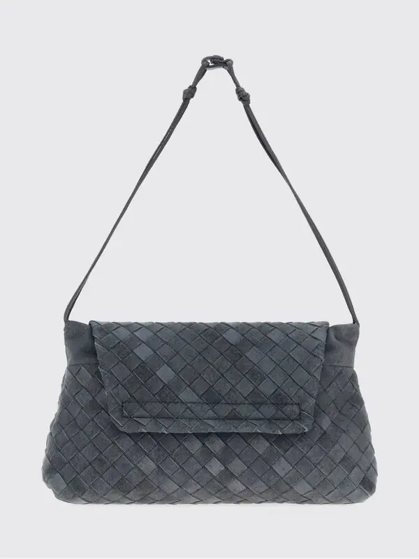 Bottega Veneta Woven Suede Crossbody Bag