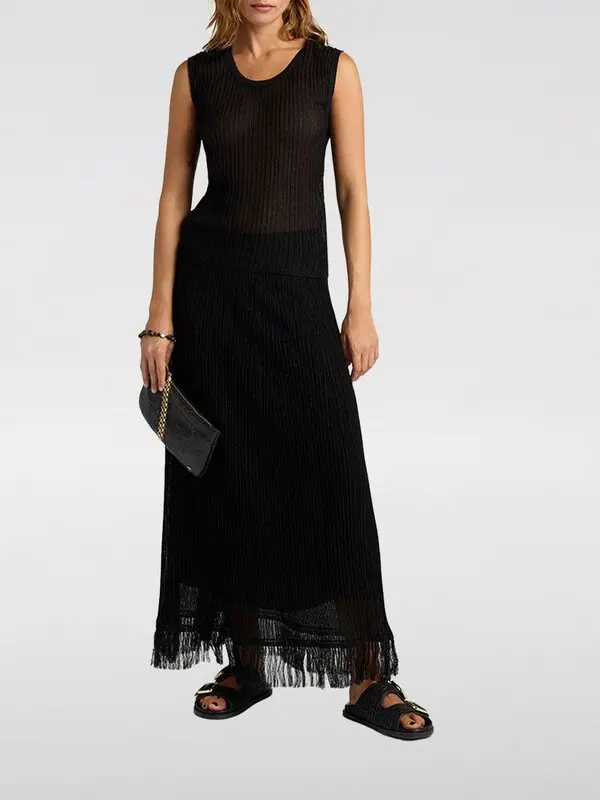Momoni Sleeveless Lurex Viscose Top