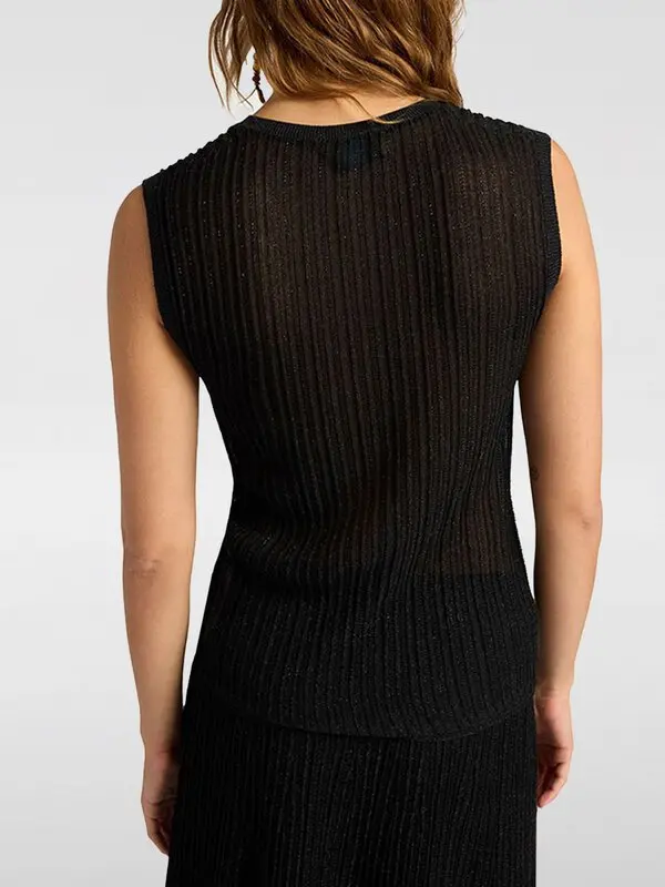 Momoni Sleeveless Lurex Viscose Top