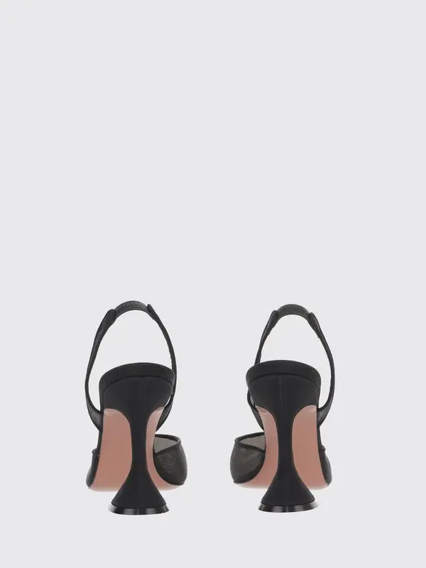 Amina Muaddi Holli Mesh Nylon Slingback