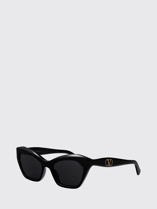 Valentino Garavani Acetate Cat Eye Sunglasses - Black
