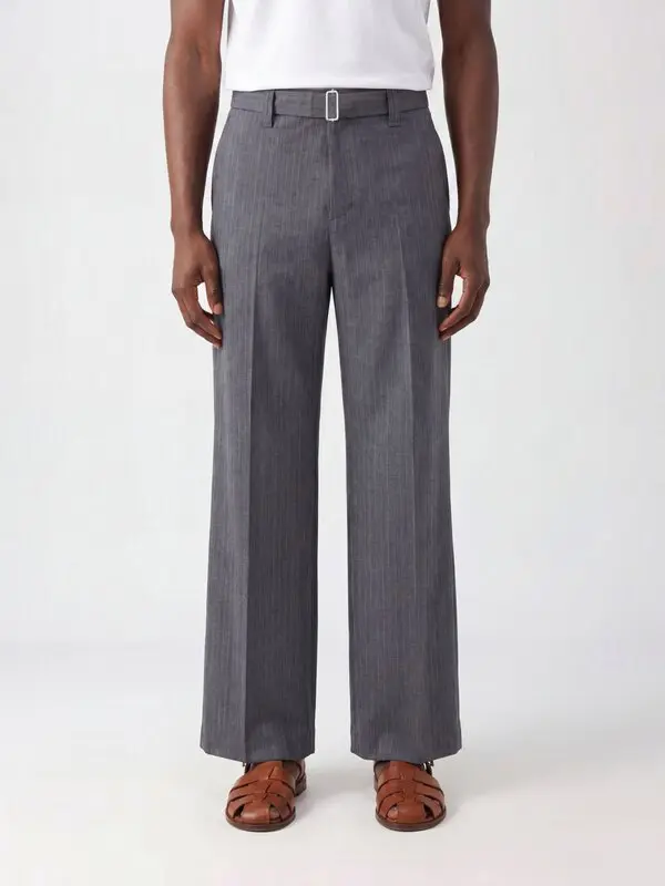 LARDINI Tailored Wide Leg Trousers