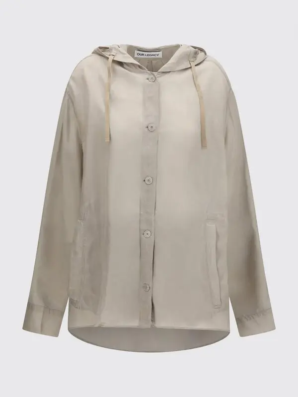 Our Legacy Cupro Hooded Shirt
