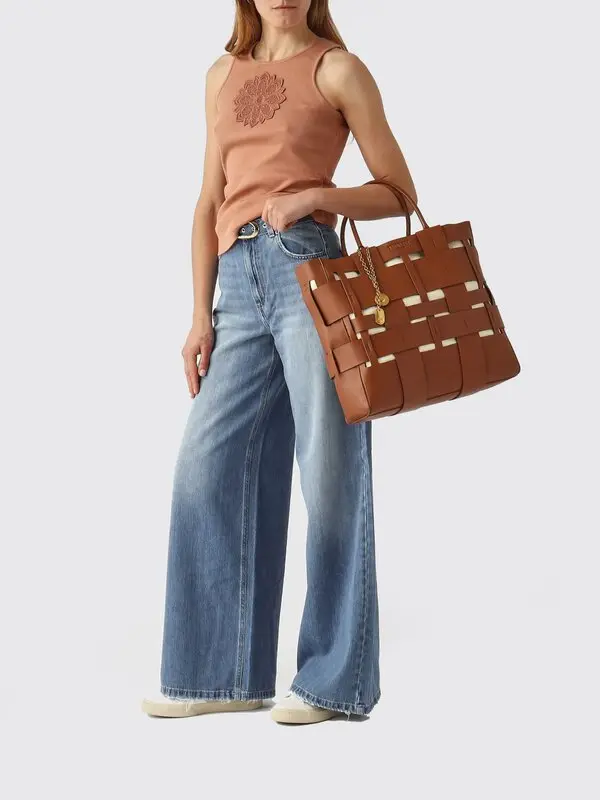TWINSET Woven Synthetic Bag