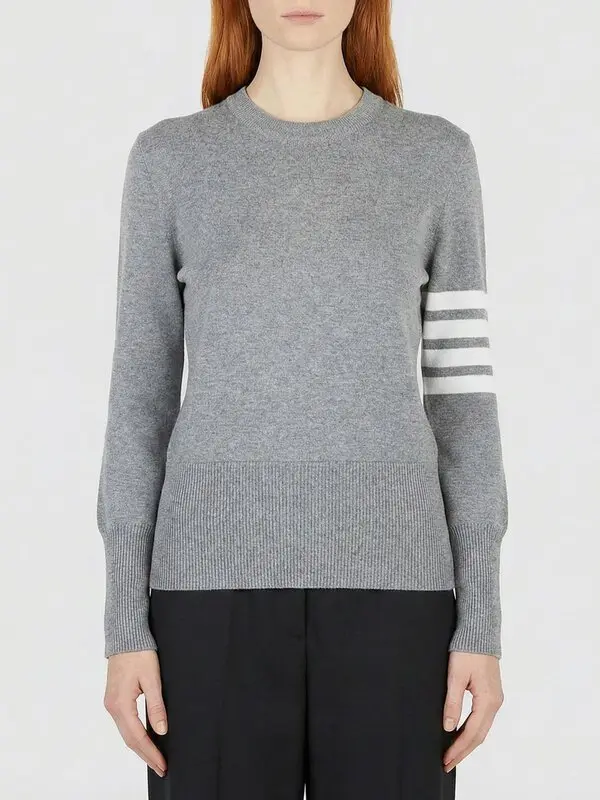 Thom Browne Virgin Wool Sweater - Grey
