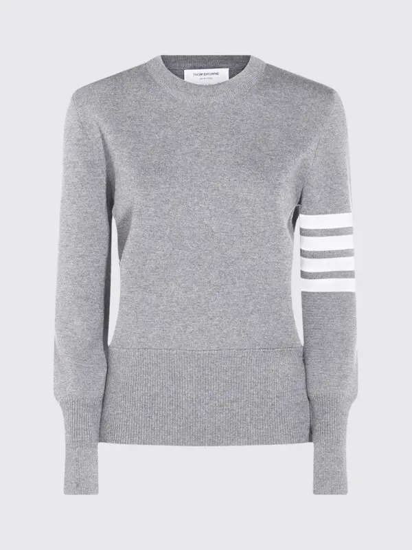 Thom Browne Virgin Wool Sweater - Grey