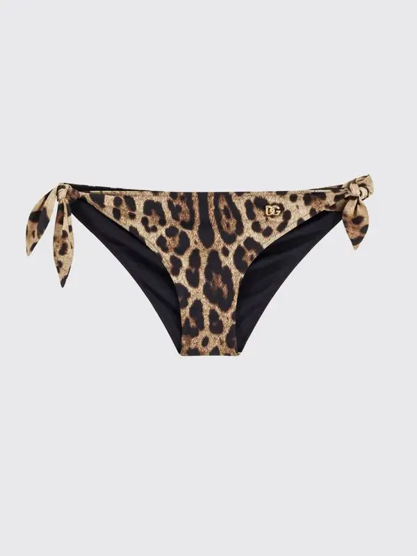 Dolce & Gabbana Animal Print Bikini Bottom