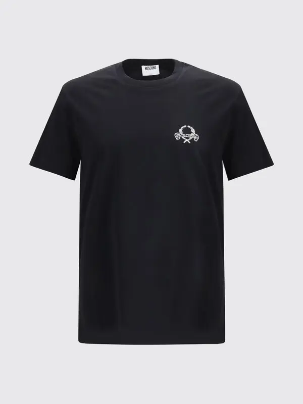 Moschino Cotton T-shirt With Logo - Black