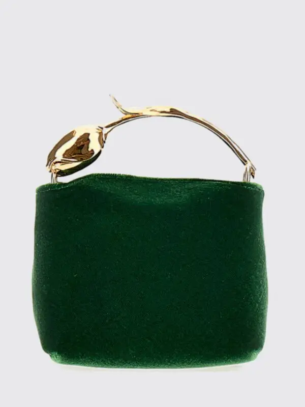 Erdem Velvet Mini Bag With Gold Tone Detailing