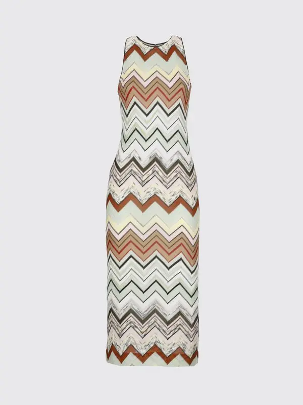 Missoni Zig-zag Viscose And Cotton Dress