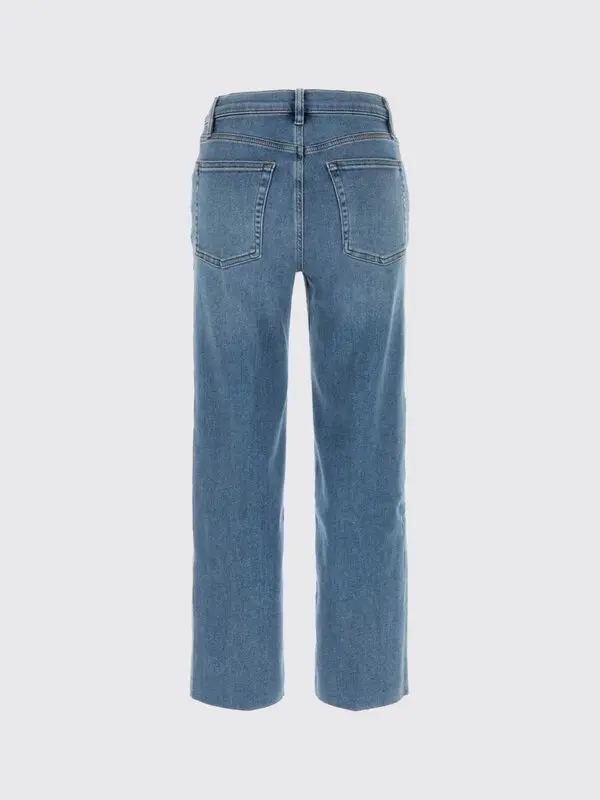 FRAME Mellow High-waisted Straight Jeans In Cotton Denim