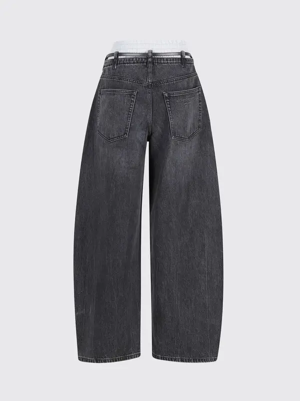 Alexander Wang Baggy Regenerated Denim Jeans - Black