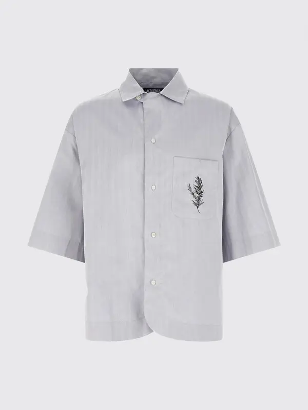 Jacquemus Cotton Casual Shirt With Logo Print