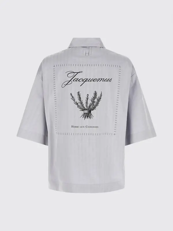 Jacquemus Cotton Casual Shirt With Logo Print