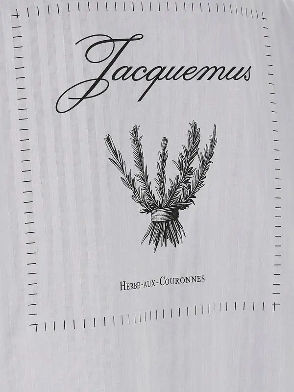 Jacquemus Cotton Casual Shirt With Logo Print