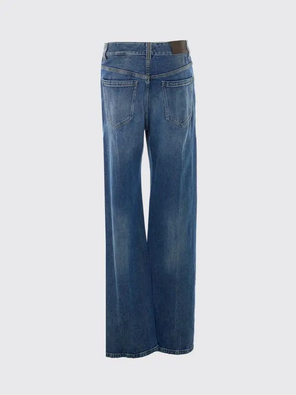 Brunello Cucinelli Wide Leg Jeans - Blue