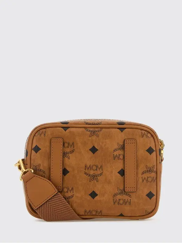 Mcm Aren Bag In Coated Cotton