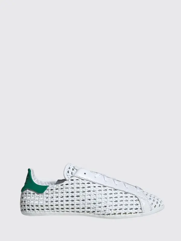 ADIDAS ORIGINALS Stan Smith Lo Pro Bi Woven Leather Sneakers - White