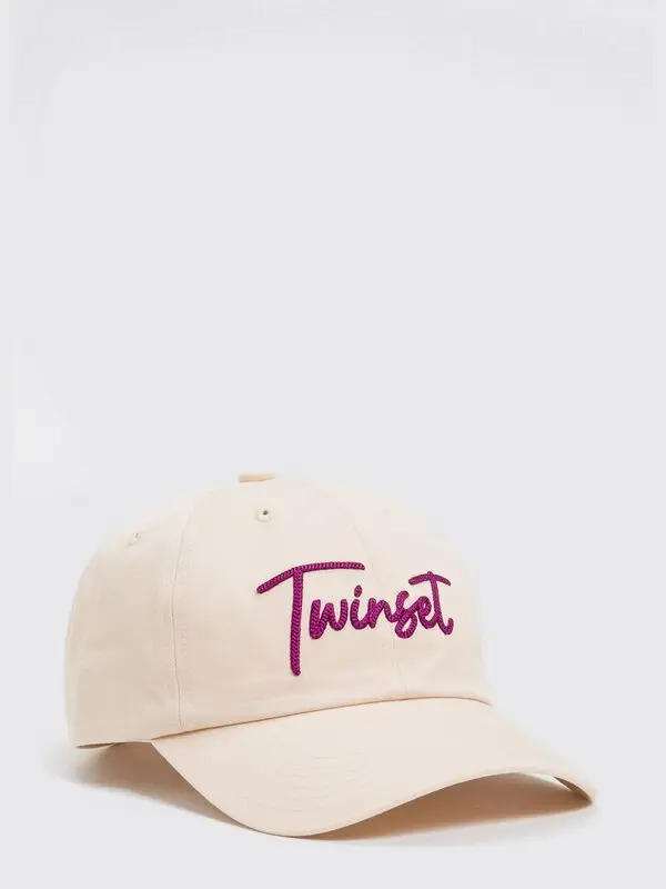 TWINSET Cotton Hat With Embroidered Logo