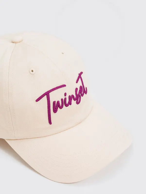 TWINSET Cotton Hat With Embroidered Logo