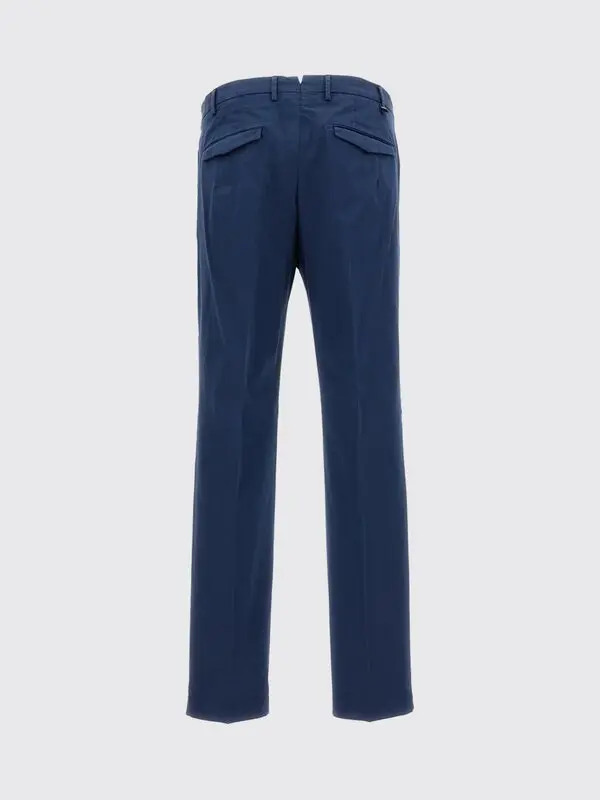 PT TORINO Stretch Cotton Chino Trousers - Blue