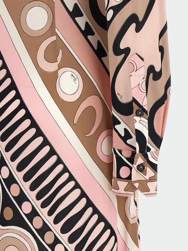 Emilio Pucci Printed Viscose Chemisier Dress
