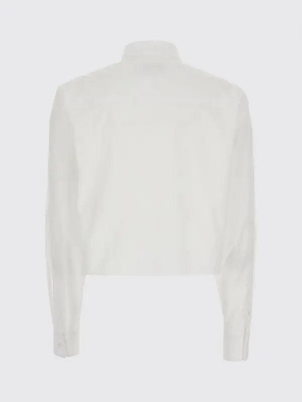 MSGM Cropped Shirt With Emblem