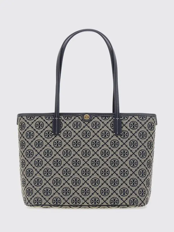 Tory Burch T Monogram Small Cotton Tote Bag